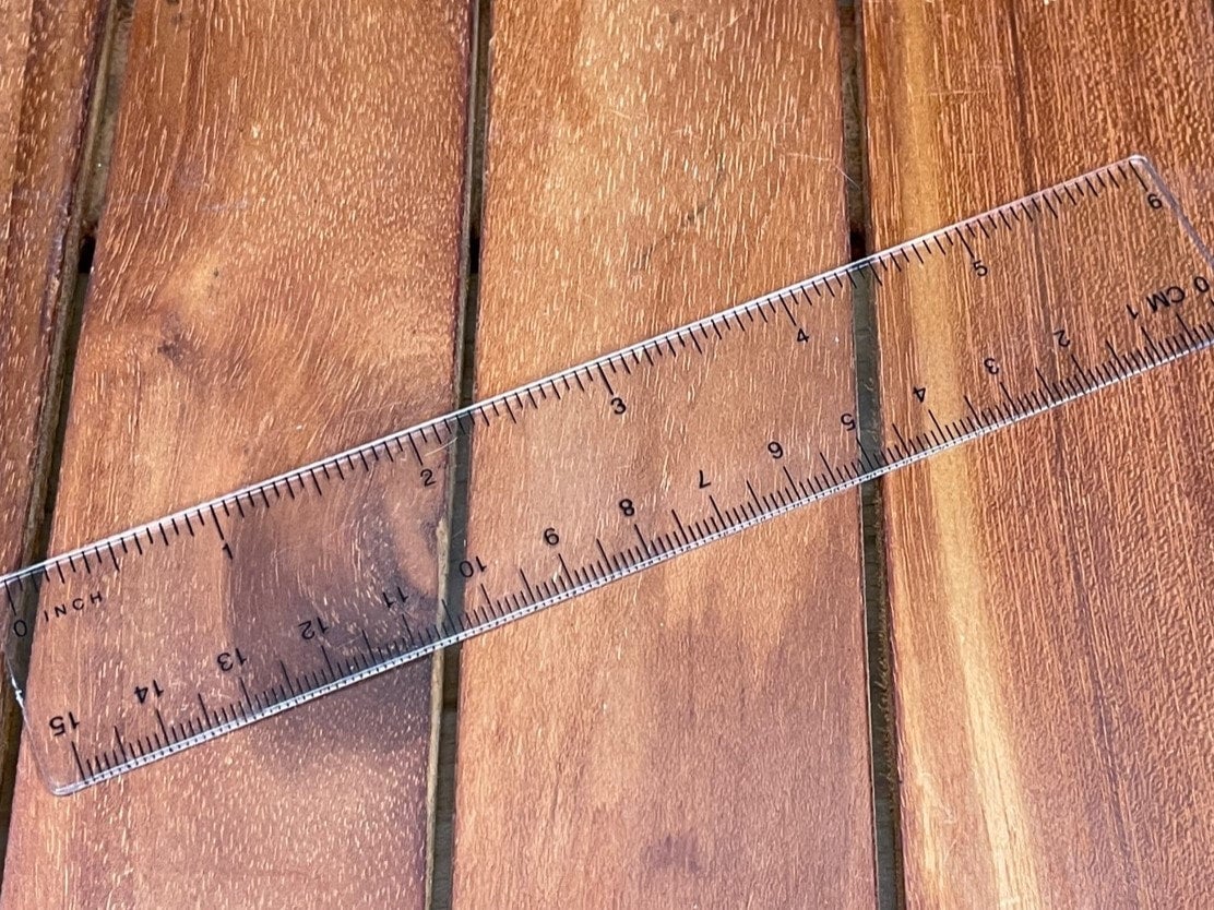 6" ruler | Dean and Bean's Sock Machines